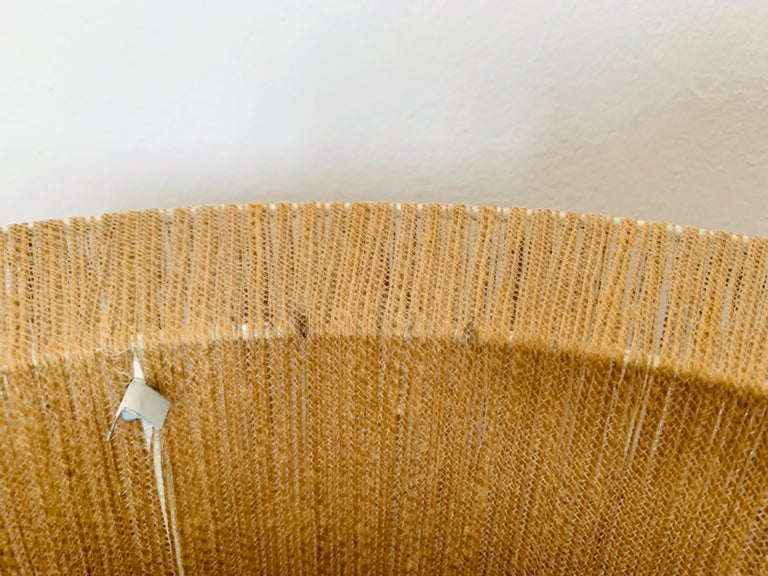 Sisal and Walnut Pendant Lamp from Temde For Sale at 1stDibs