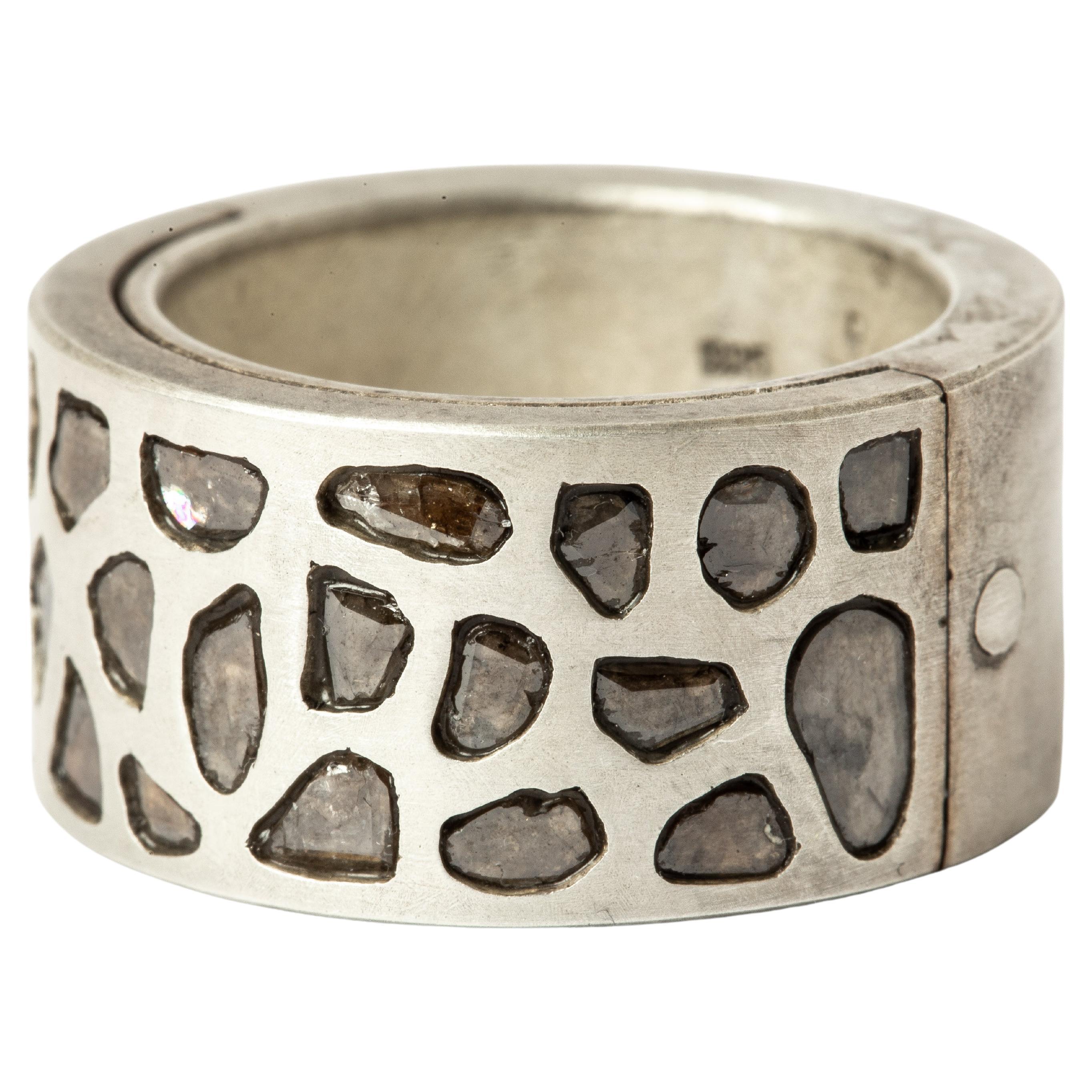 Customizable Foldform Crescent Ring (3 Fold, 19mm, PA) For Sale at 1stDibs