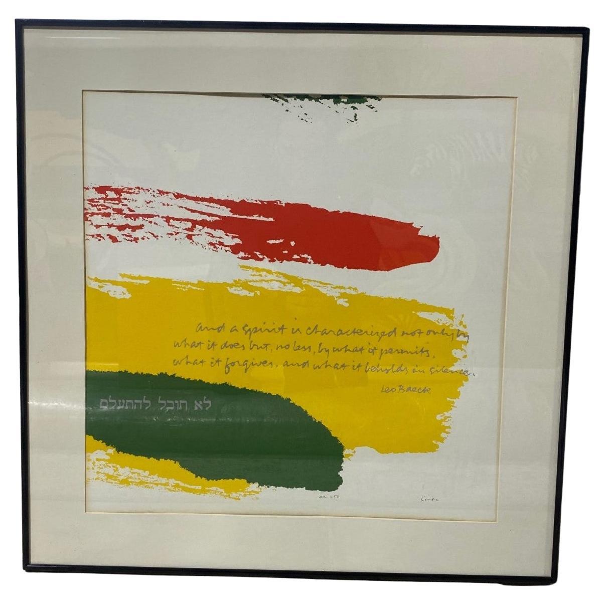 Sam Francis Signed Large Limited Edition 11 Color Modern Abstract ...