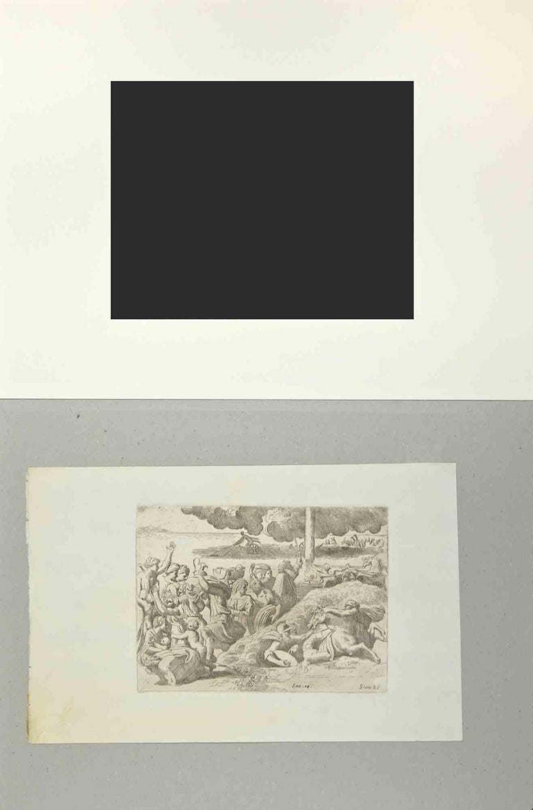 Sisto Badalocchio - Exodous 14 - Old Testament Story - Etching by Sisto ...