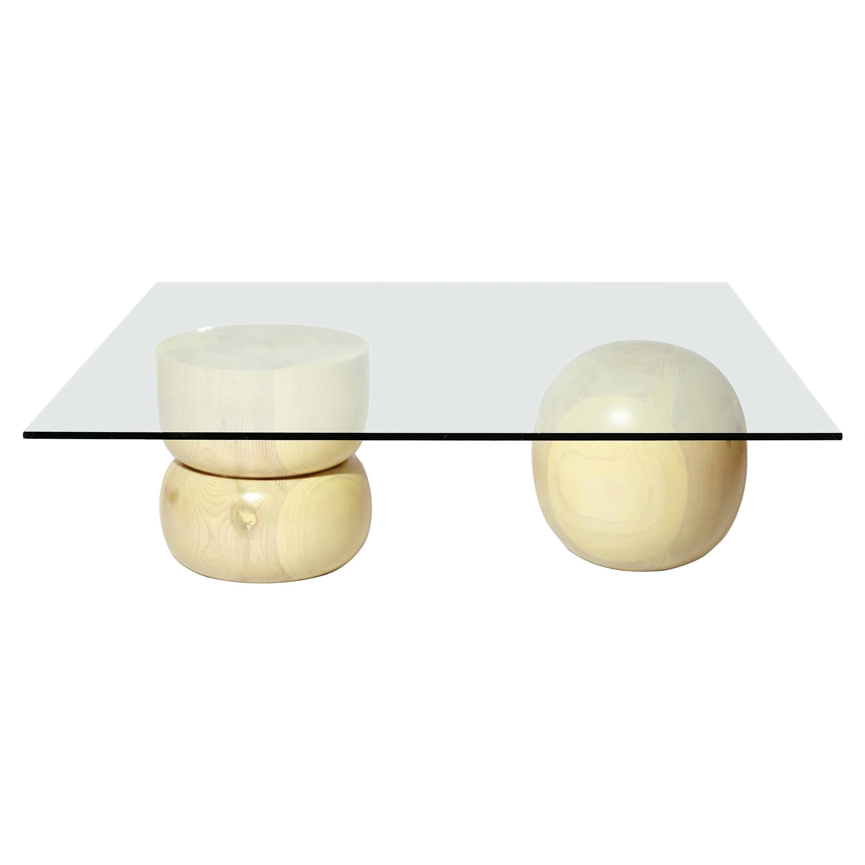 The Jamb French Glass Deco Style Coffee Table For Sale at 1stDibs ...