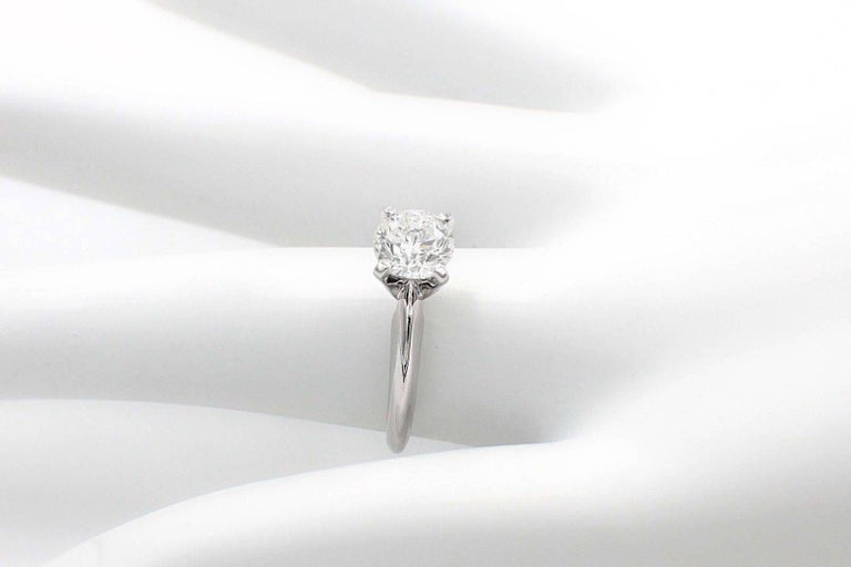Sitara Round Diamond Engagement Ring 0.74 CT G SI2 14k White Gold w/GSI ...