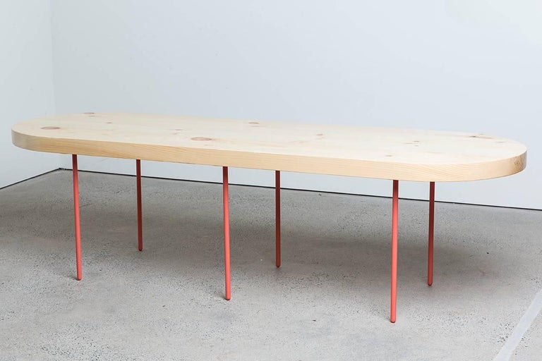 Situation Table in Maple and Gray For Sale at 1stDibs