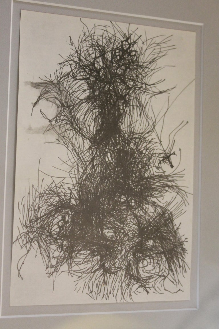 Six Abstract Pen Drawings at 1stDibs