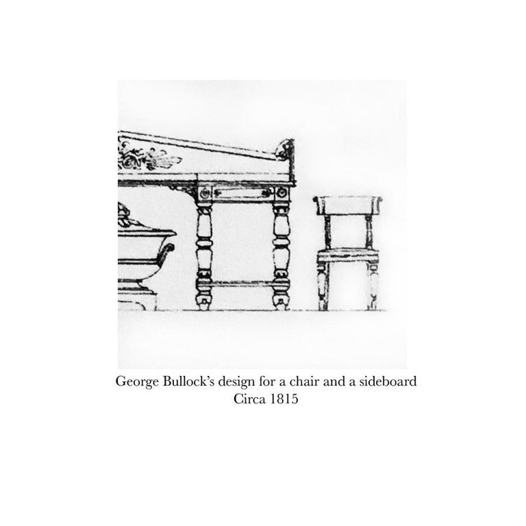 Six Antique Regency Dining Chairs, Early 19th Century, Design by George ...