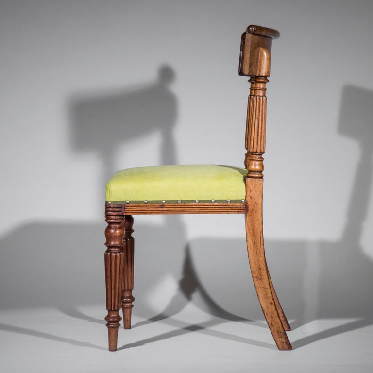 Six Antique Regency Dining Chairs, Early 19th Century, Design by George ...