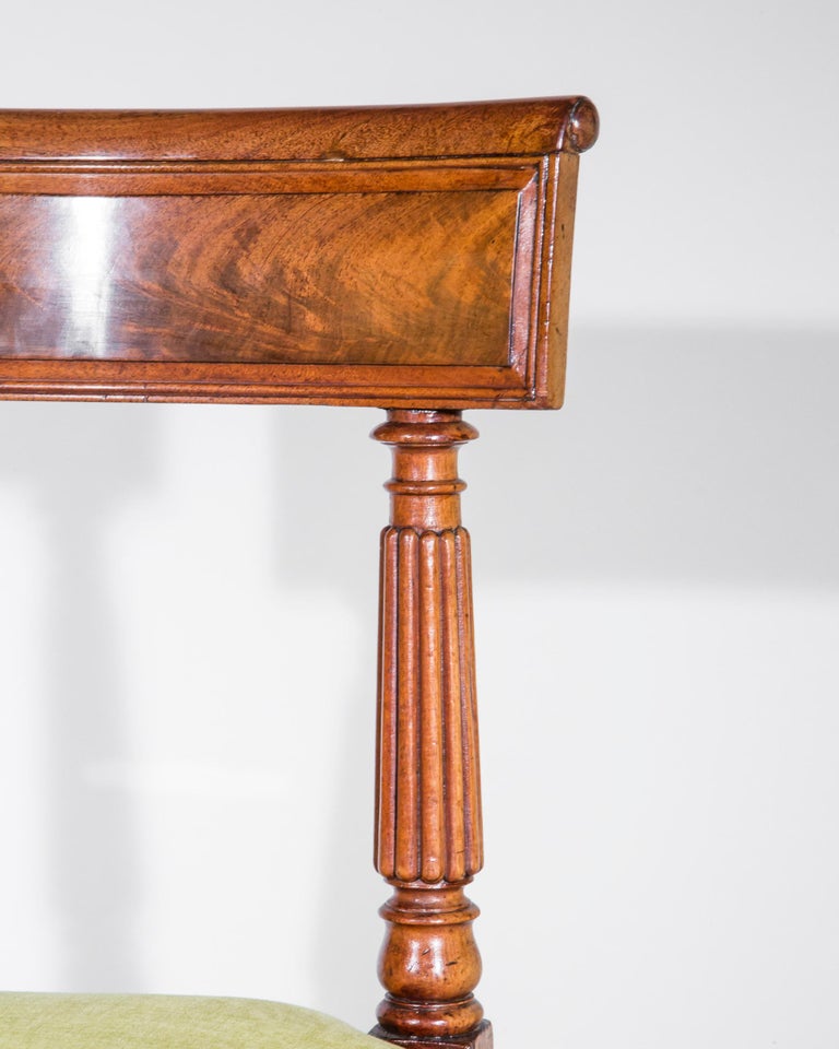Six Antique Regency Dining Chairs, Early 19th Century, Design by George ...