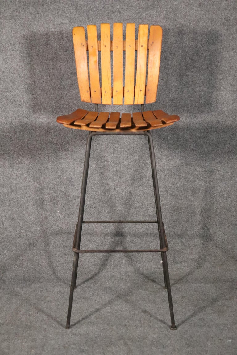 Six Arthur Umanoff Stools For Sale at 1stDibs