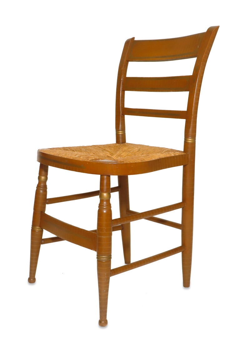 Six French Chairs with Woven Straw Seat For Sale at 1stDibs | straw ...