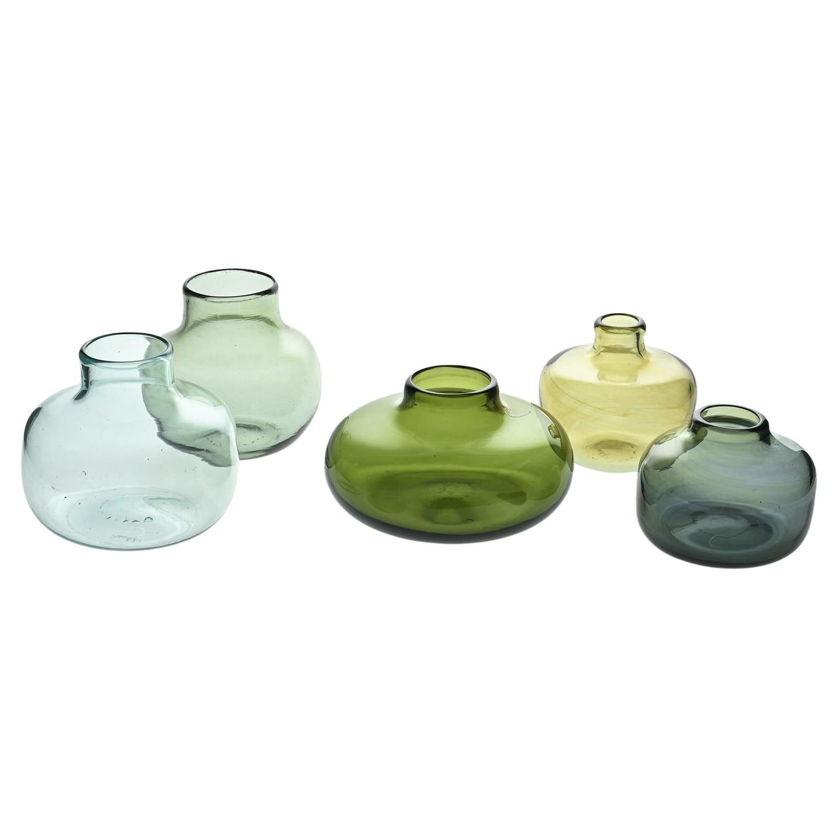 5 Hues of Green by Claude Morin, France circa 1980 For Sale at 1stDibs