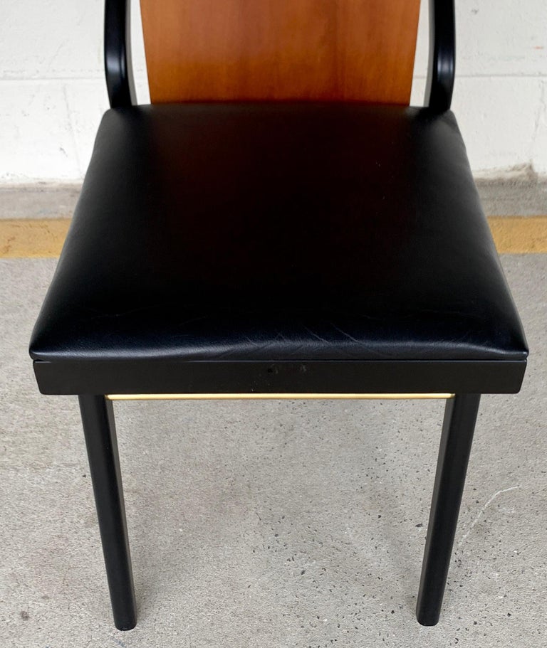 Six Iconic Pierre Cardin Keyhole Back Arm Chairs #26406 For Sale at 1stDibs