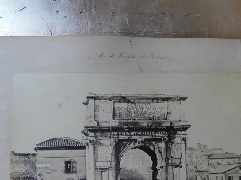 Six Large Format Roman Architectural Grand Tour Photographs, circa 1890 ...