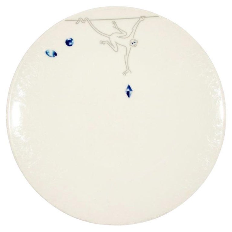 Six Le Cirque N.Y. Custom Villeroy and Boch Dinner Plates - Monkeys ...