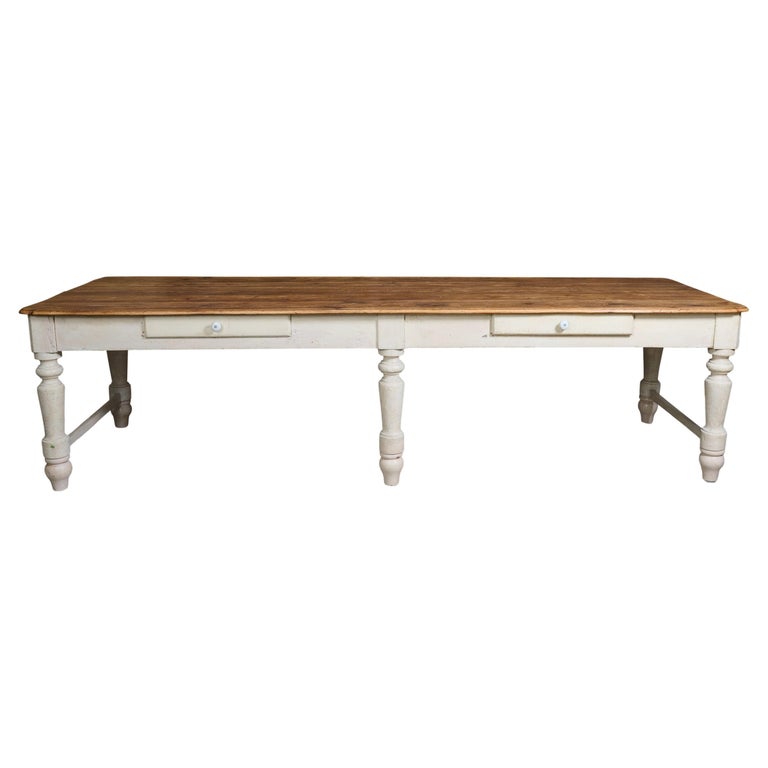 Six Leg Table / Desk For Sale at 1stDibs