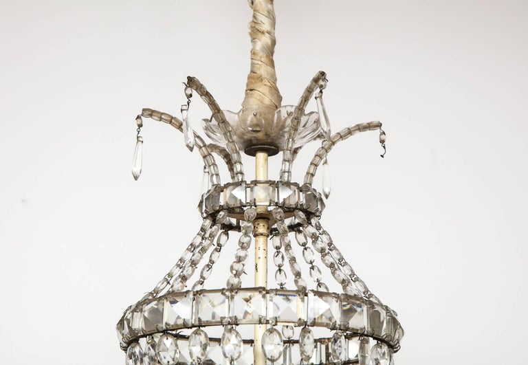 Swedish Crystal Chandelier at 1stDibs