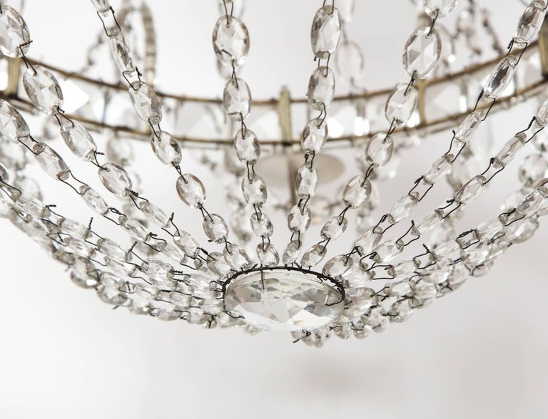 Swedish Crystal Chandelier at 1stDibs
