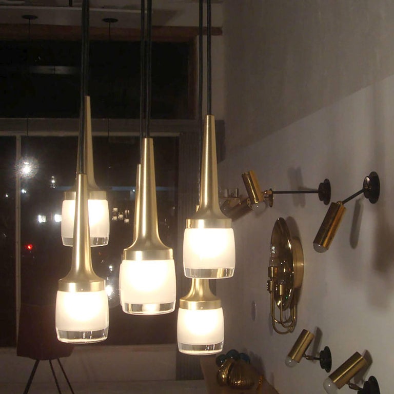 Six-Light Hanging Fixture by Staff of Germany, 1970 For Sale at 1stDibs