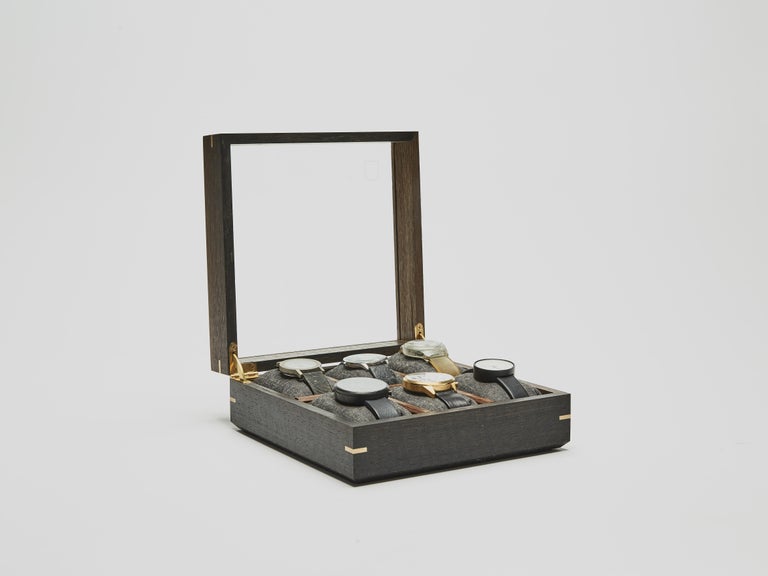 Six Watch Box Made from Solid 3000-5000 Year-Old Bog-Oak For Sale at ...
