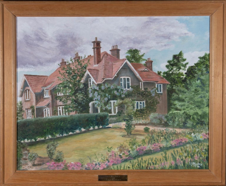 S.J. Blakey - S.J. Blakey - 1976 Oil, Country House For Sale at 1stDibs