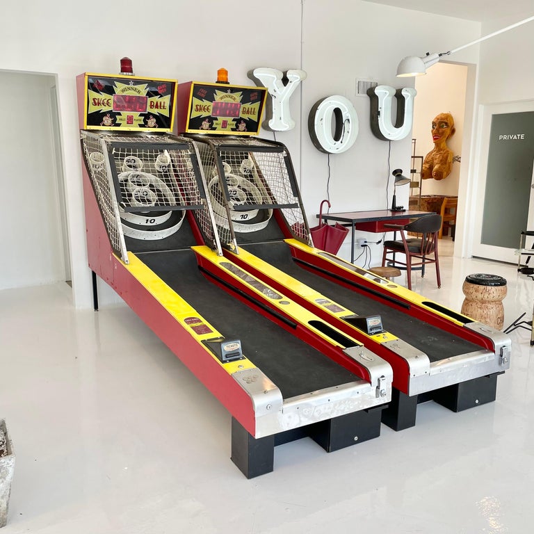 Skee-Ball Machine, 1990s Usa For Sale at 1stDibs | skeeball machine ...