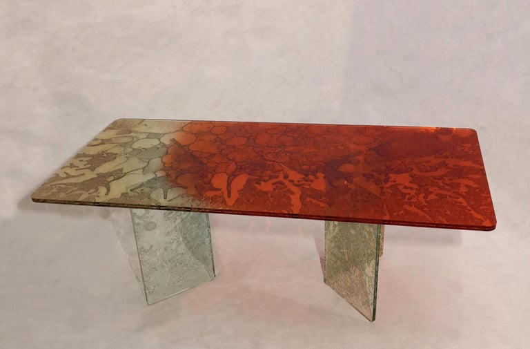 Sketch Multicolor Coffee Table Made in Acrylic Design Roberto ...