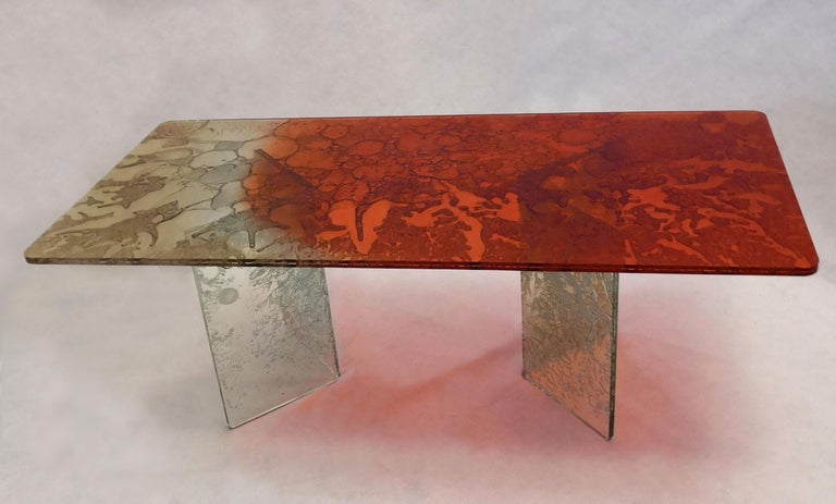 Sketch Multicolor Coffee Table Made in Acrylic Design Roberto ...