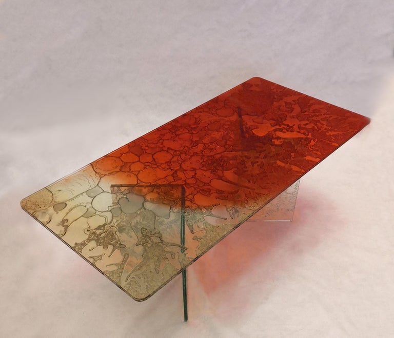 Sketch Multicolor Coffee Table Made in Acrylic Design Roberto ...