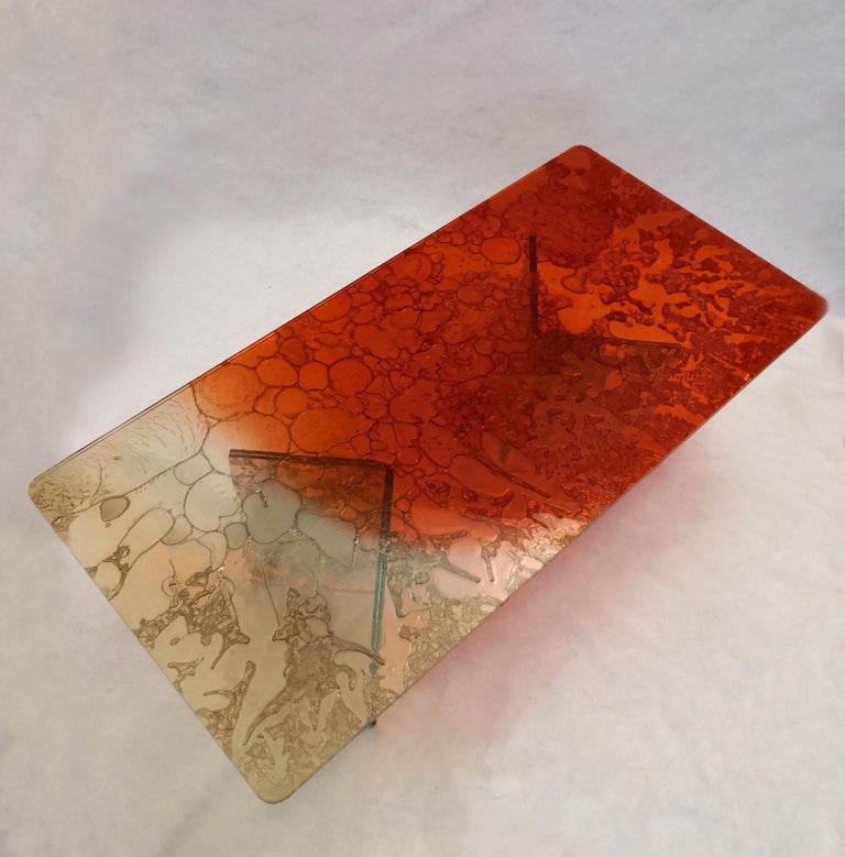 Sketch Multicolor Coffee Table Made in Acrylic Design Roberto ...