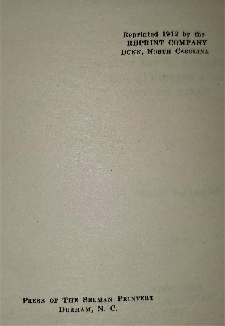 Sketches of North Carolina by Rev WH Foote For Sale at 1stDibs