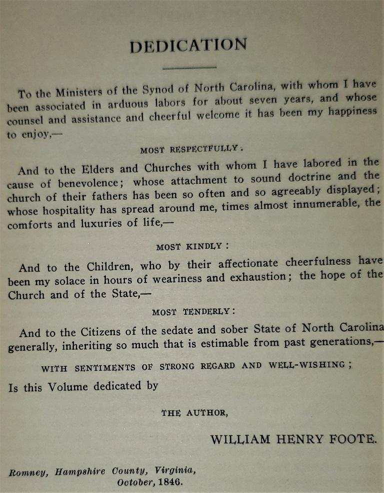 Sketches of North Carolina by Rev WH Foote For Sale at 1stDibs