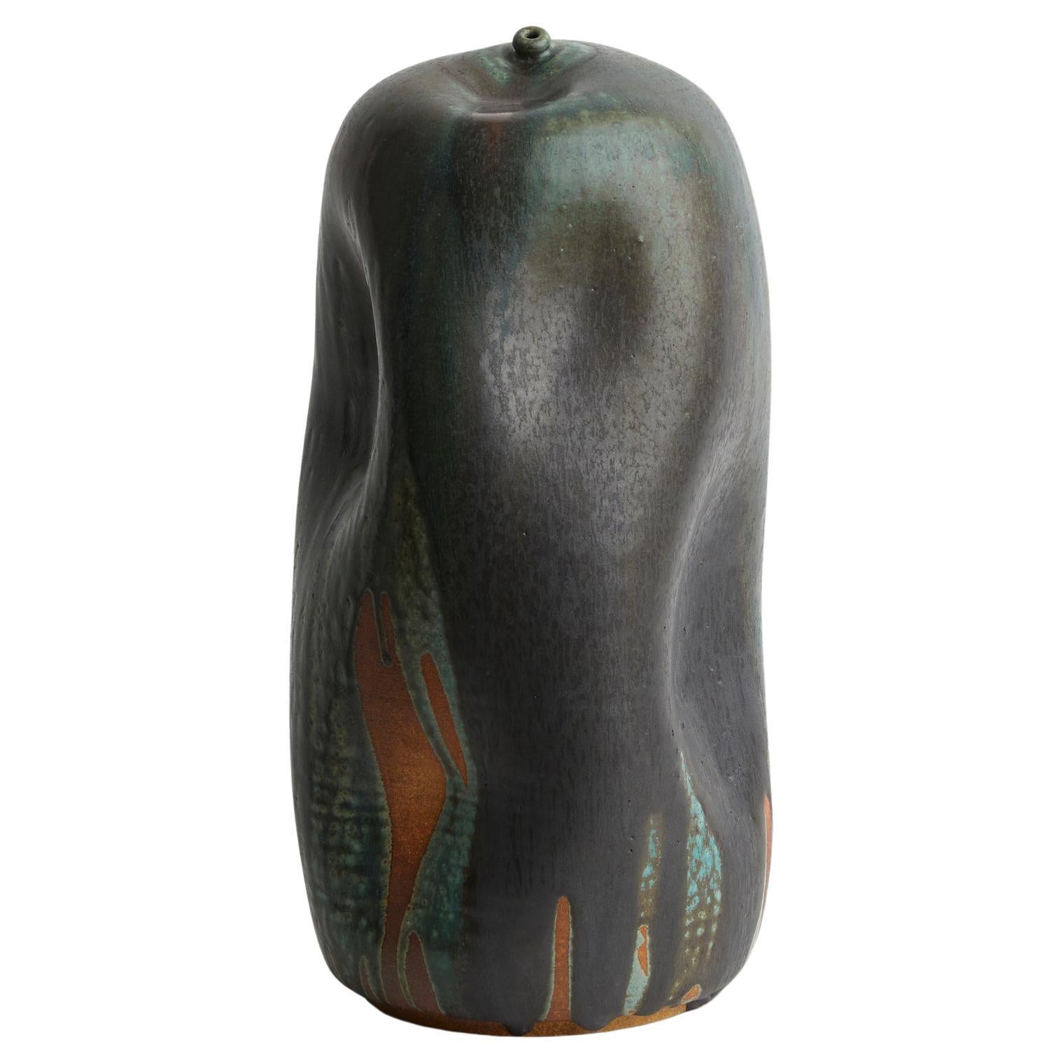 Skoby Joe Ceramic Vase Mid-Century Modern Vessel Wabi Sabi at 1stDibs