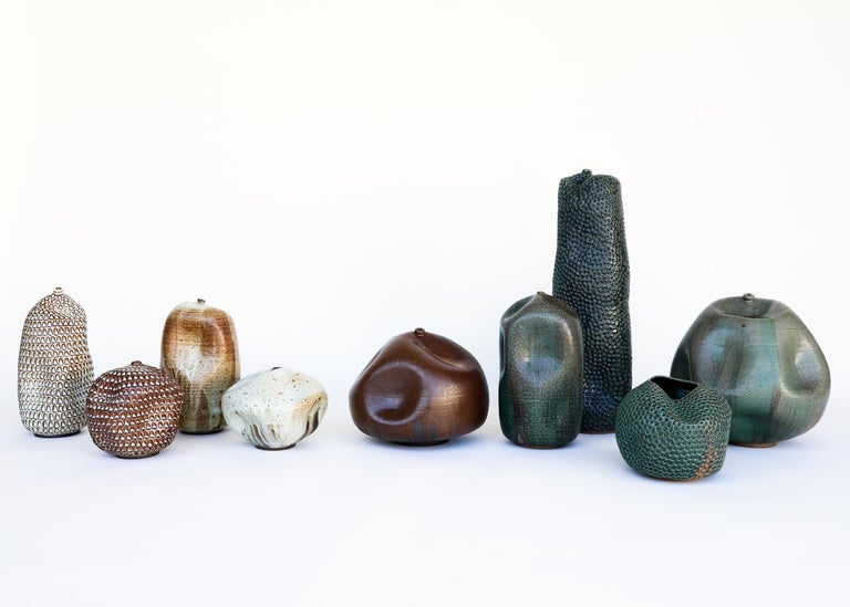 Skoby Joe Textured Handmade Ceramic Vase Wabi Sabi/ Mid-Century Modern ...