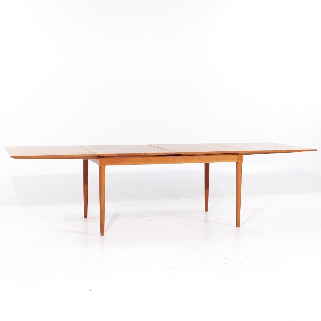 Skovmand and Andersen Mid Century Danish Teak Expanding Flip Top Dining ...
