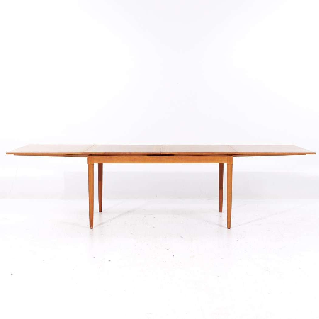 Skovmand and Andersen Mid Century Danish Teak Expanding Flip Top Dining ...