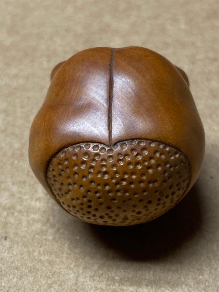 Skull Netsuke, Boxwood, Japan, 19th Century at 1stDibs