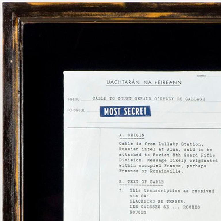 Skylar Fein - Cable to Count Gerald O'Kelly De Gallagh For Sale at 1stDibs