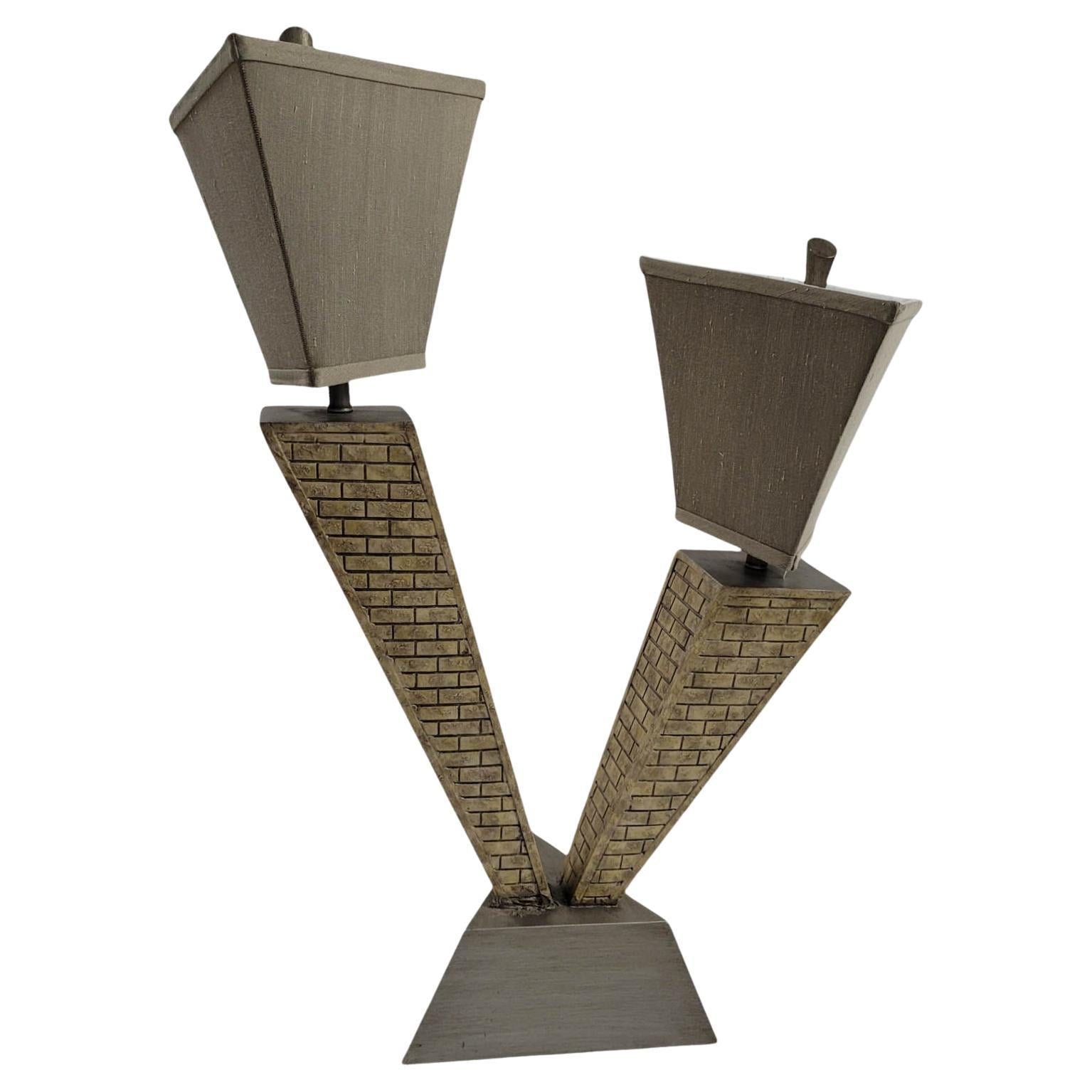 Skyscraper-Inspired Table Lamp For Sale at 1stDibs