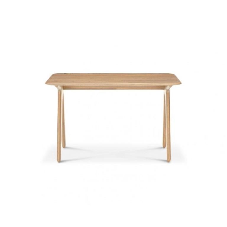 Slab Individual Desk Small Natural Oak For Sale at 1stDibs