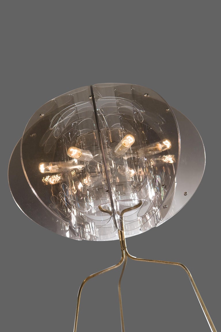 SLAMP Atlante Table Light in Fumé by Nigel Coates at 1stDibs