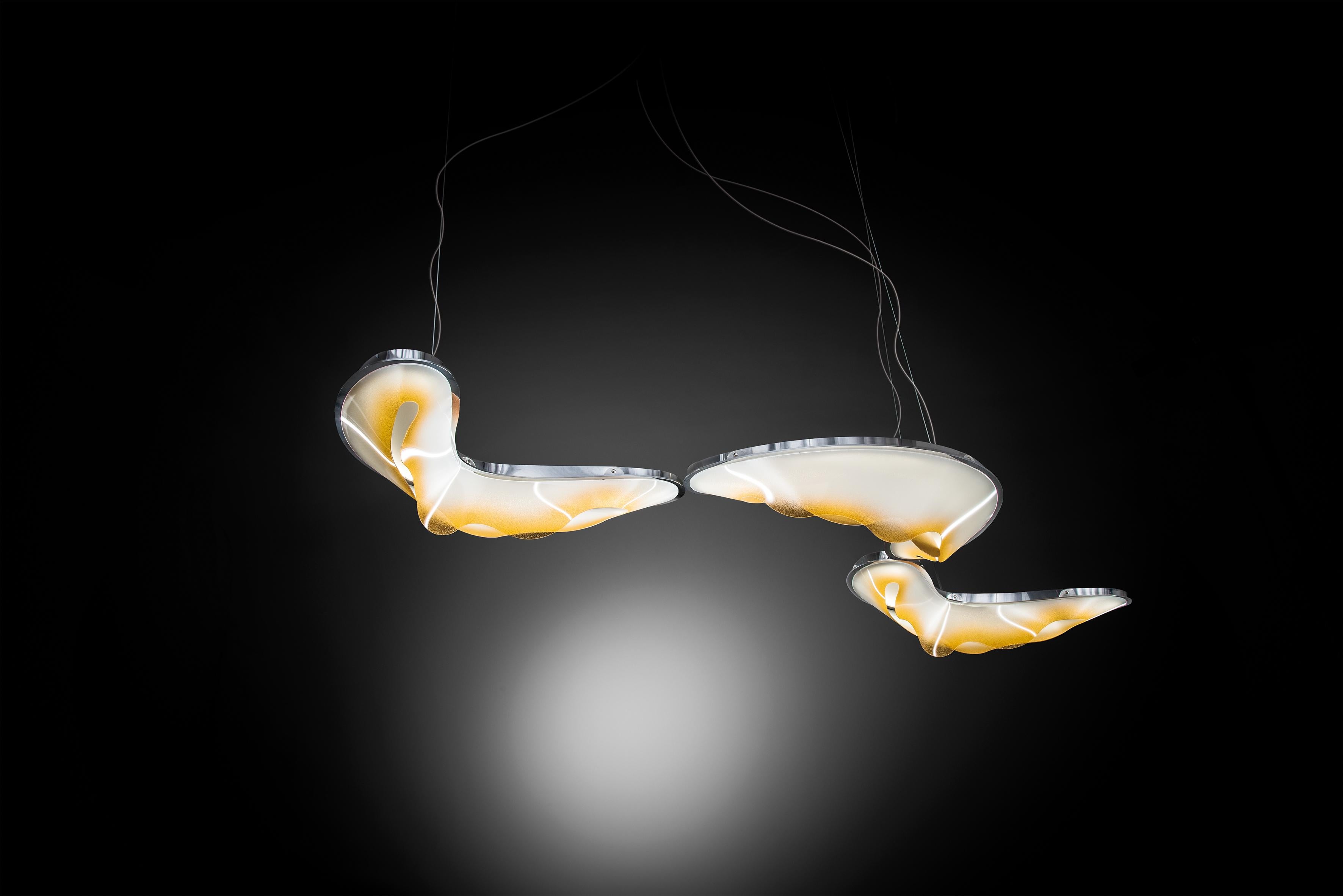 SLAMP Crocco Pendant Light in Yellow by Nigel Coates For Sale at 1stDibs