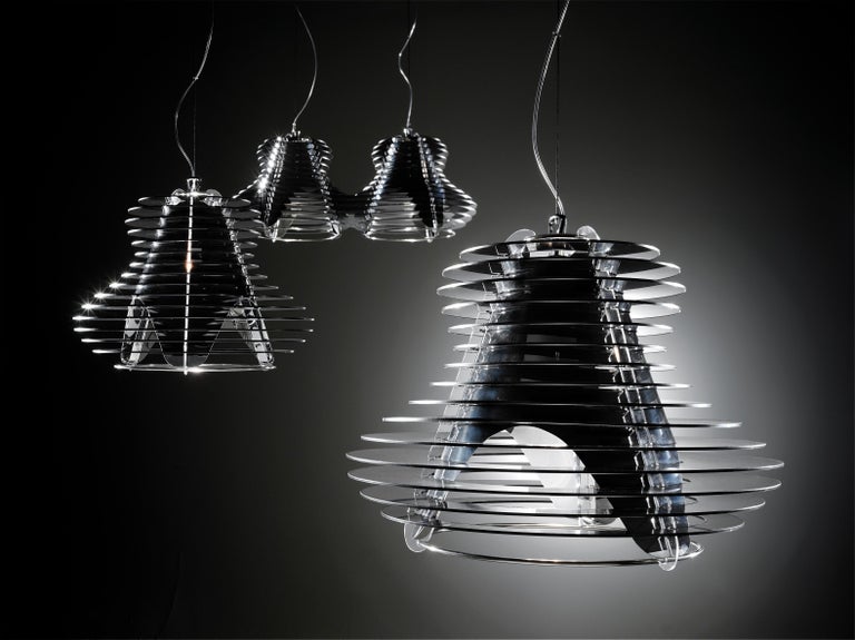 SLAMP Faretto Doppel-Hängelampe in Schwarz von Nigel Coates im Angebot ...