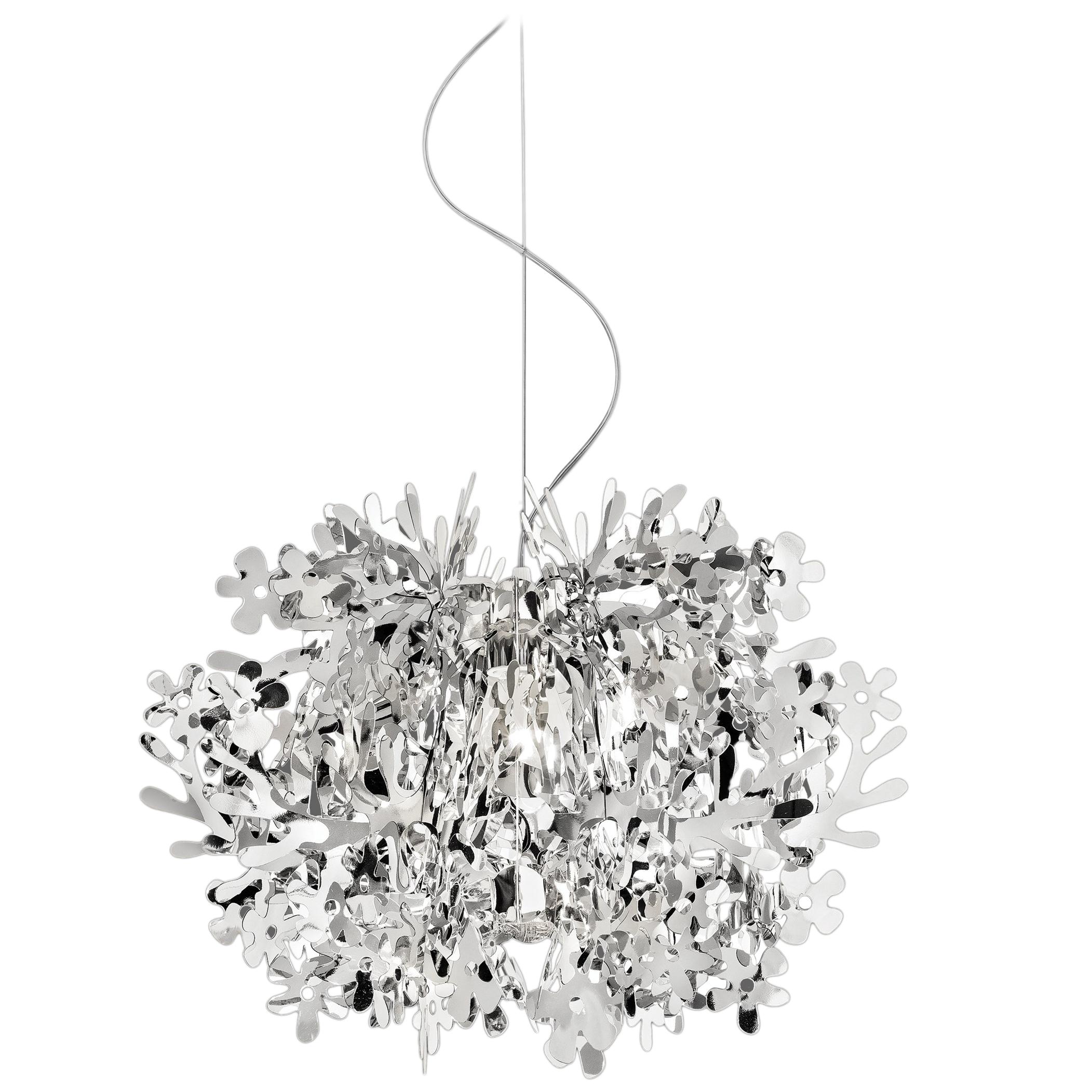 SLAMP Ginetta Pendant Light in Silver by Nigel Coates For Sale at 1stdibs