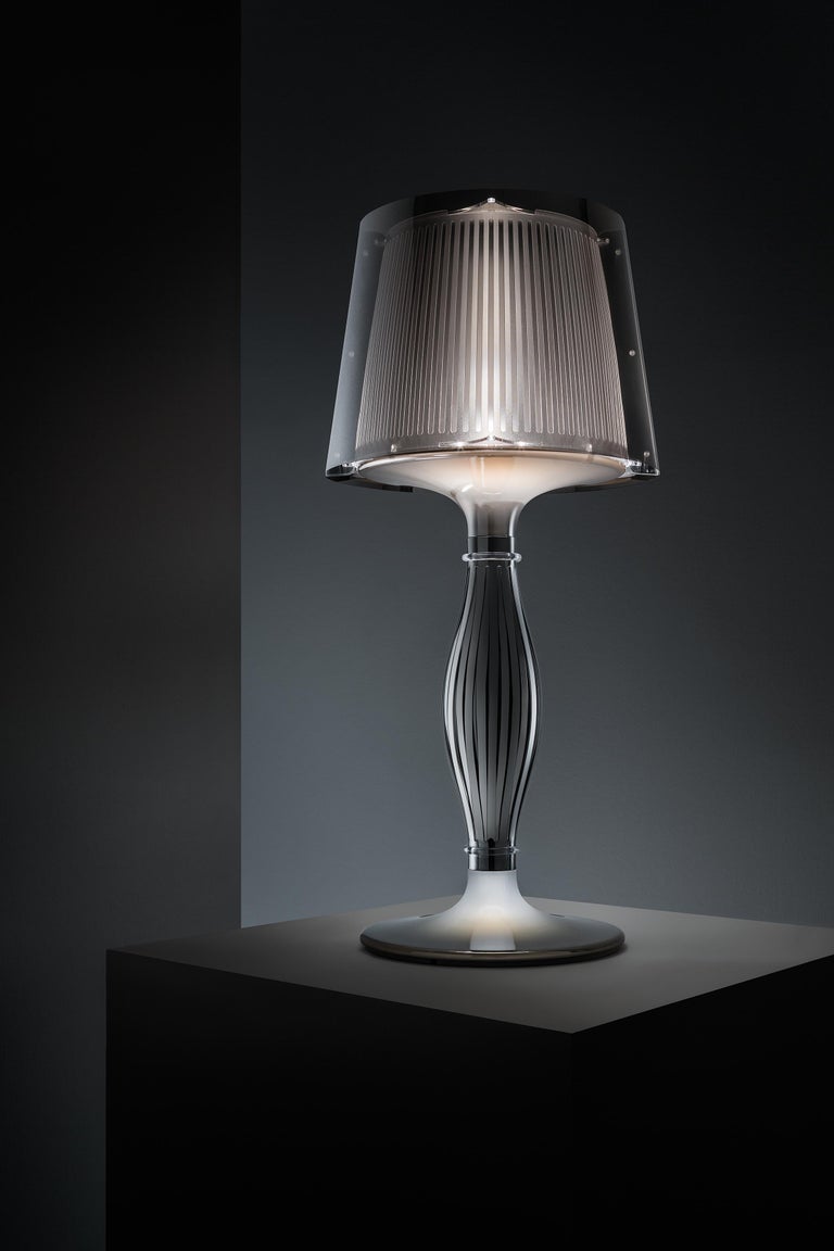 SLAMP Liza Table Light in Pewter by Elisa Giovannoni For Sale at ...