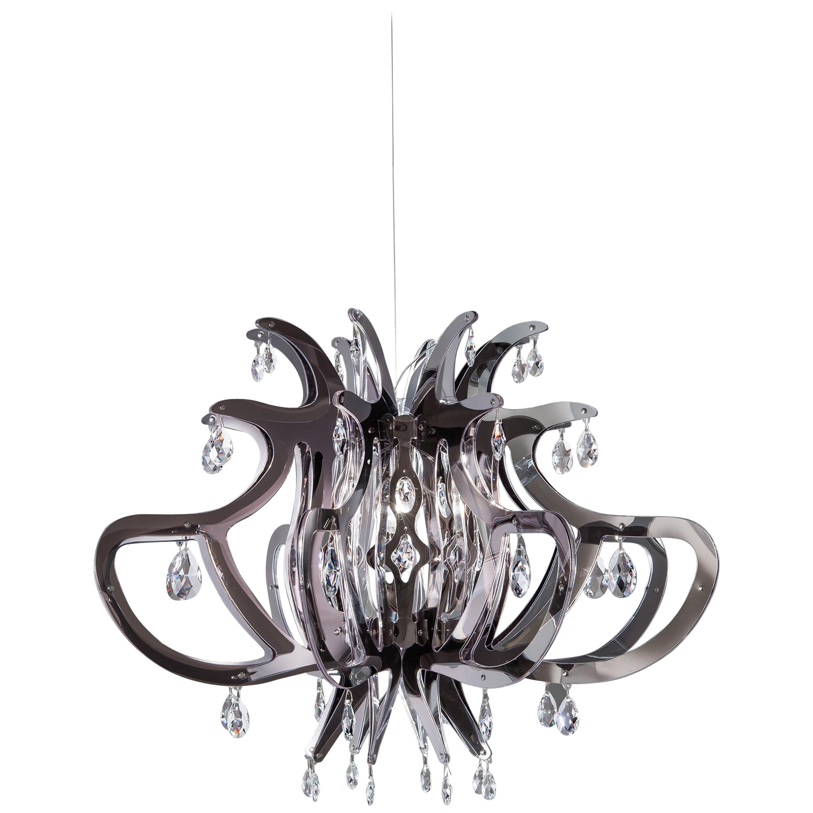 SLAMP Medusa Pendant Light in Blu Gel by Nigel Coates at 1stDibs
