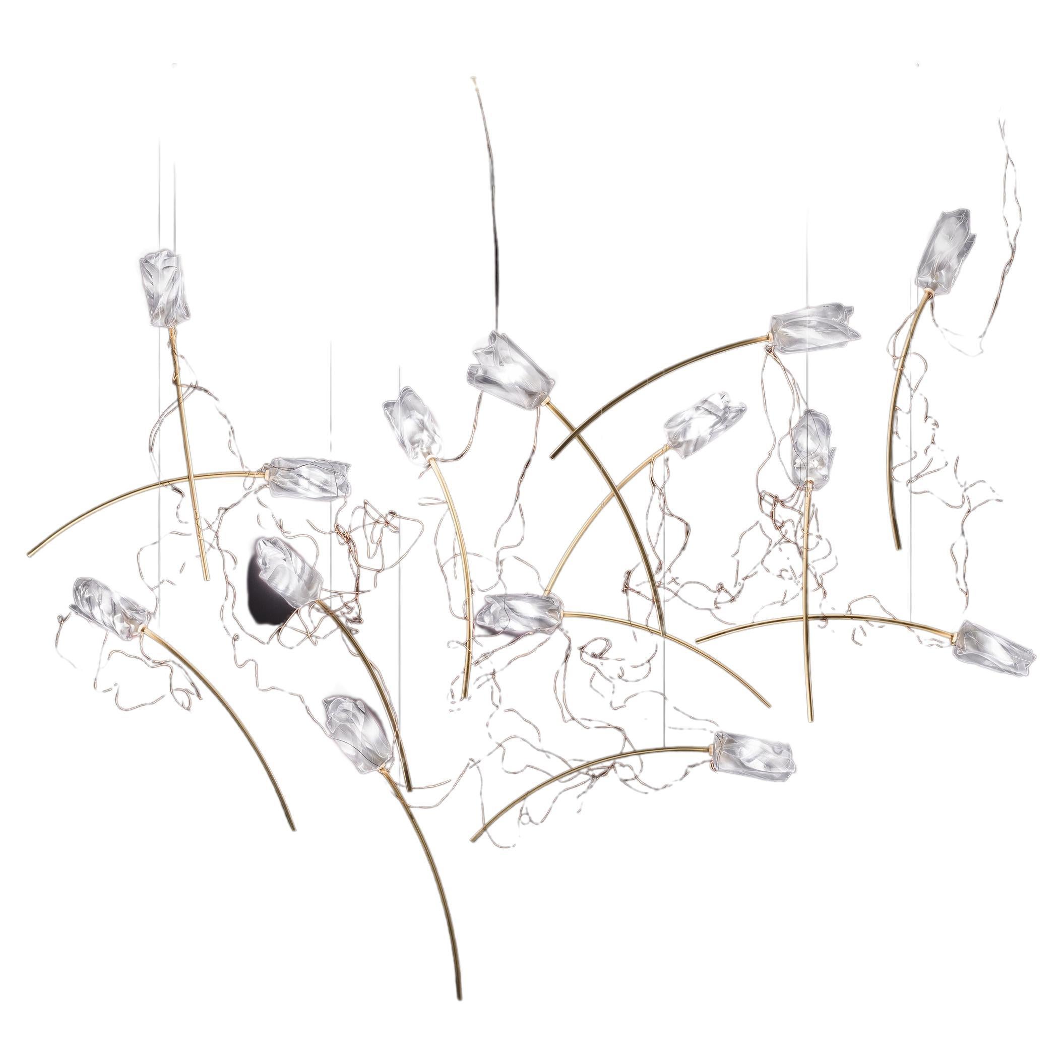 Slamp Tulip 7 Linear Suspension Light by Marc Sadler For Sale at 1stDibs