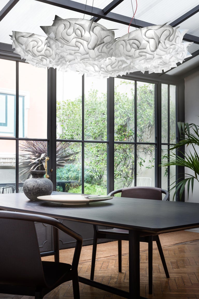 SLAMP Veli 7 Pendant Light in Couture w/ Red Wire by Adriano Rachele ...