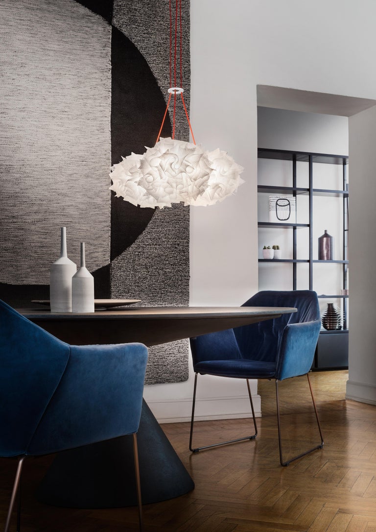 SLAMP Veli Mini Trio Pendant Light in Couture w/ Red Wire by Adriano ...