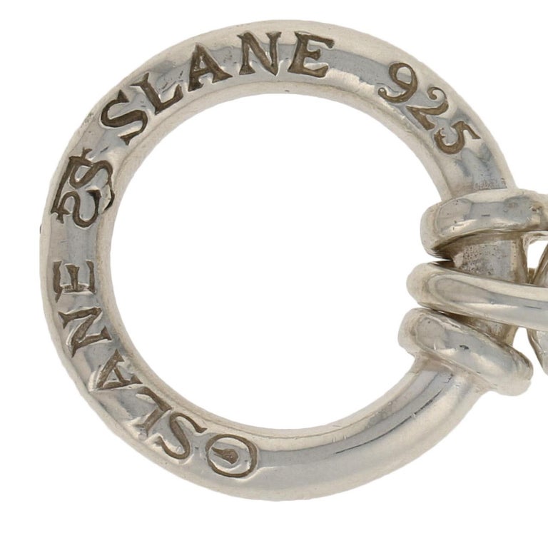 Slane and Slane Cable Chain Necklace, Sterling Silver Ribbed Toggle ...