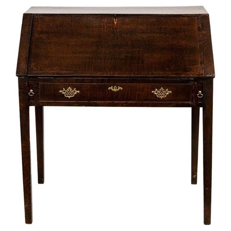 Slant Top Desk On Stand For Sale at 1stDibs