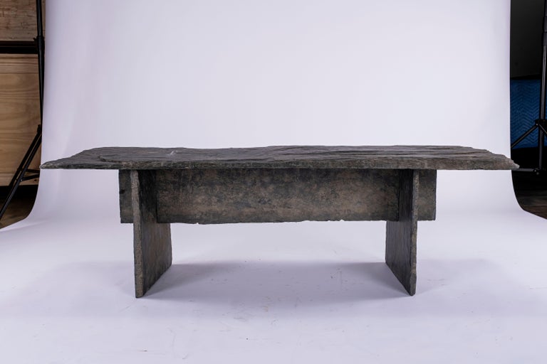 Slate Coffee Table For Sale at 1stDibs | slate coffe table